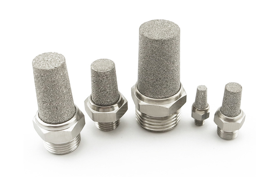 What are the flow characteristics of different pneumatic silencers for ...